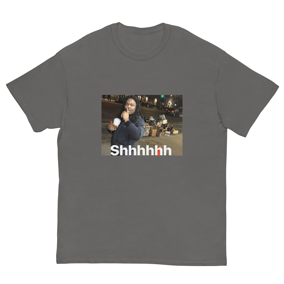 Lucki shhhh Meme Graphic T-shirt ,shhhhh / Slayworld, Opium, Twizzy ...
