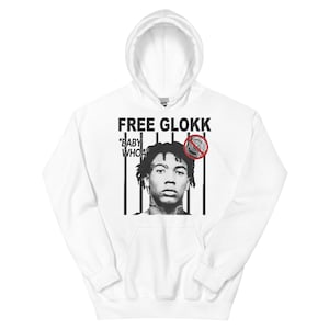 FREE GLOKK Hoodie, Glokk40spaz Rapper Sweatshirt, Baby Whoa Graphic ...