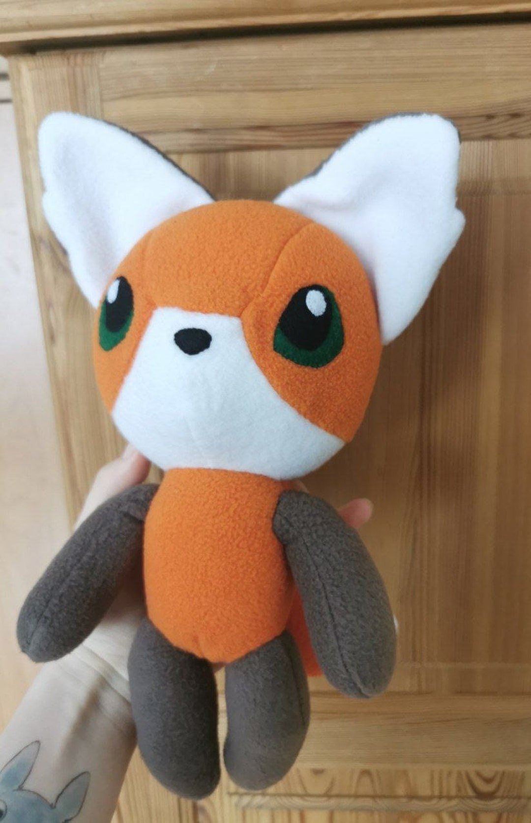 Fox Fluffy Stuffed Animal Plush Doll Fuchs Stofftier - Etsy