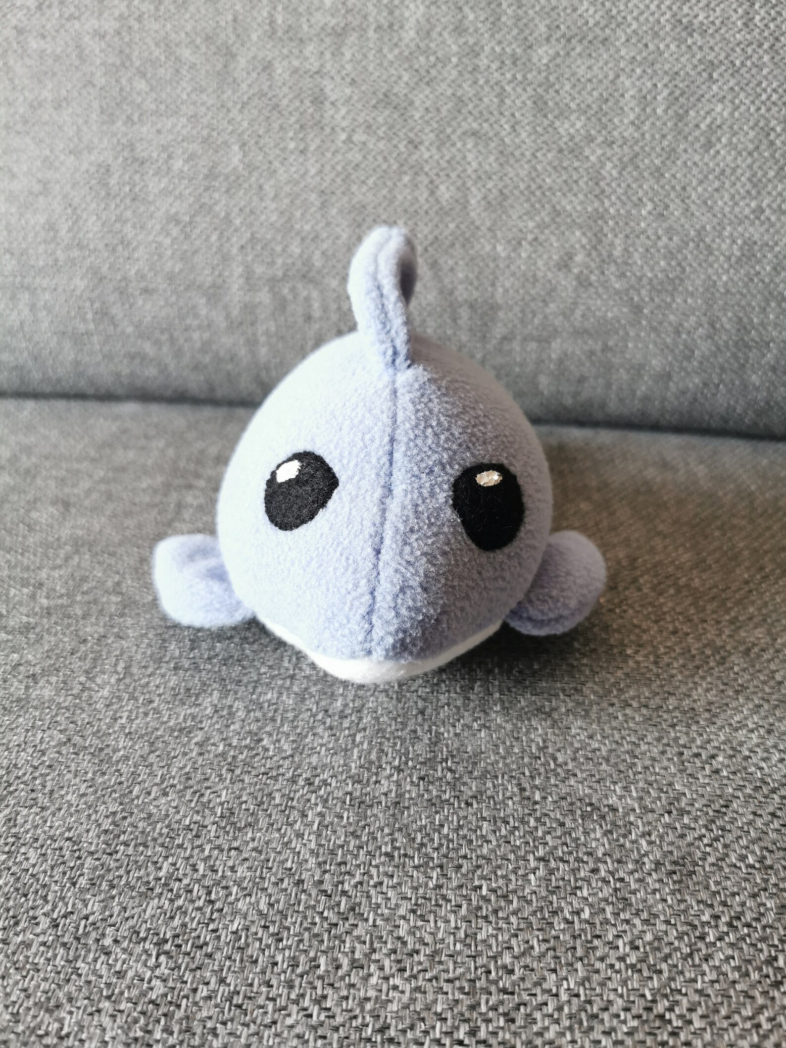 Dolphin Greyish Blue Fluffy Stuffed Animal Plush Delfin Stofftier - Etsy