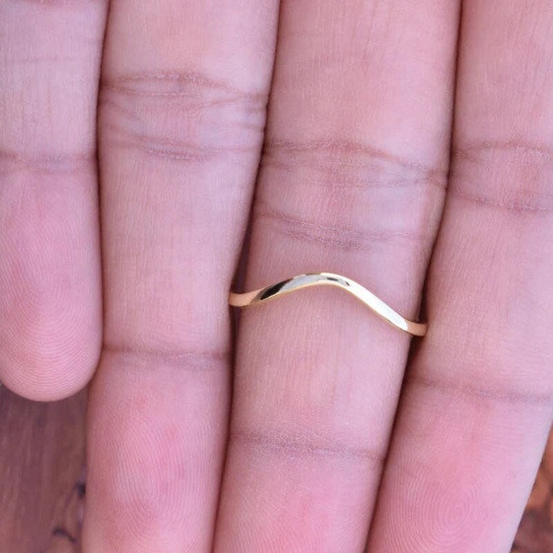 Curved Ring - Etsy