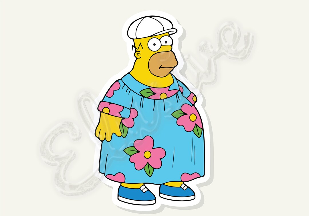 SIMPSONS Vinyl Stickers - Etsy