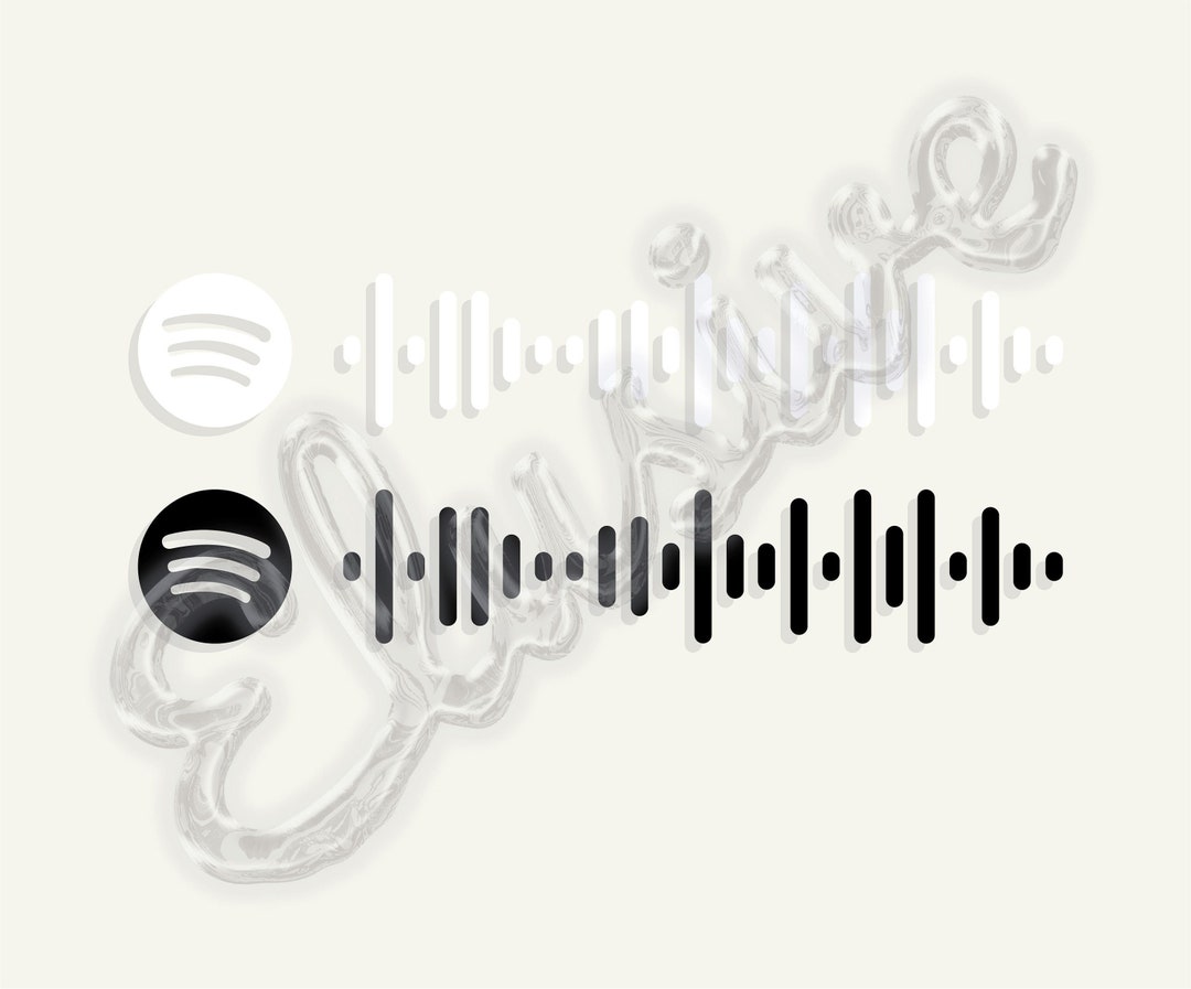 CUSTOM SPOTIFY Backgroundless Semi Gloss Vinyl Stickers - Etsy