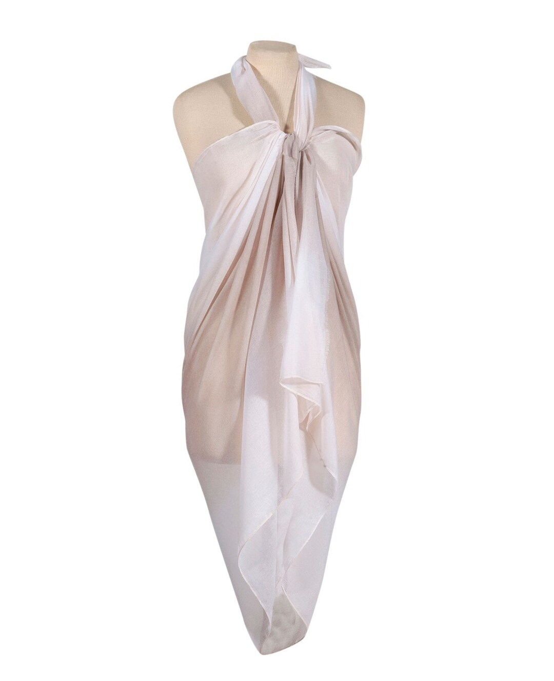 Scarf or Pareo in Color Grey and Pink, Size 1,80x90, for All Hours for ...