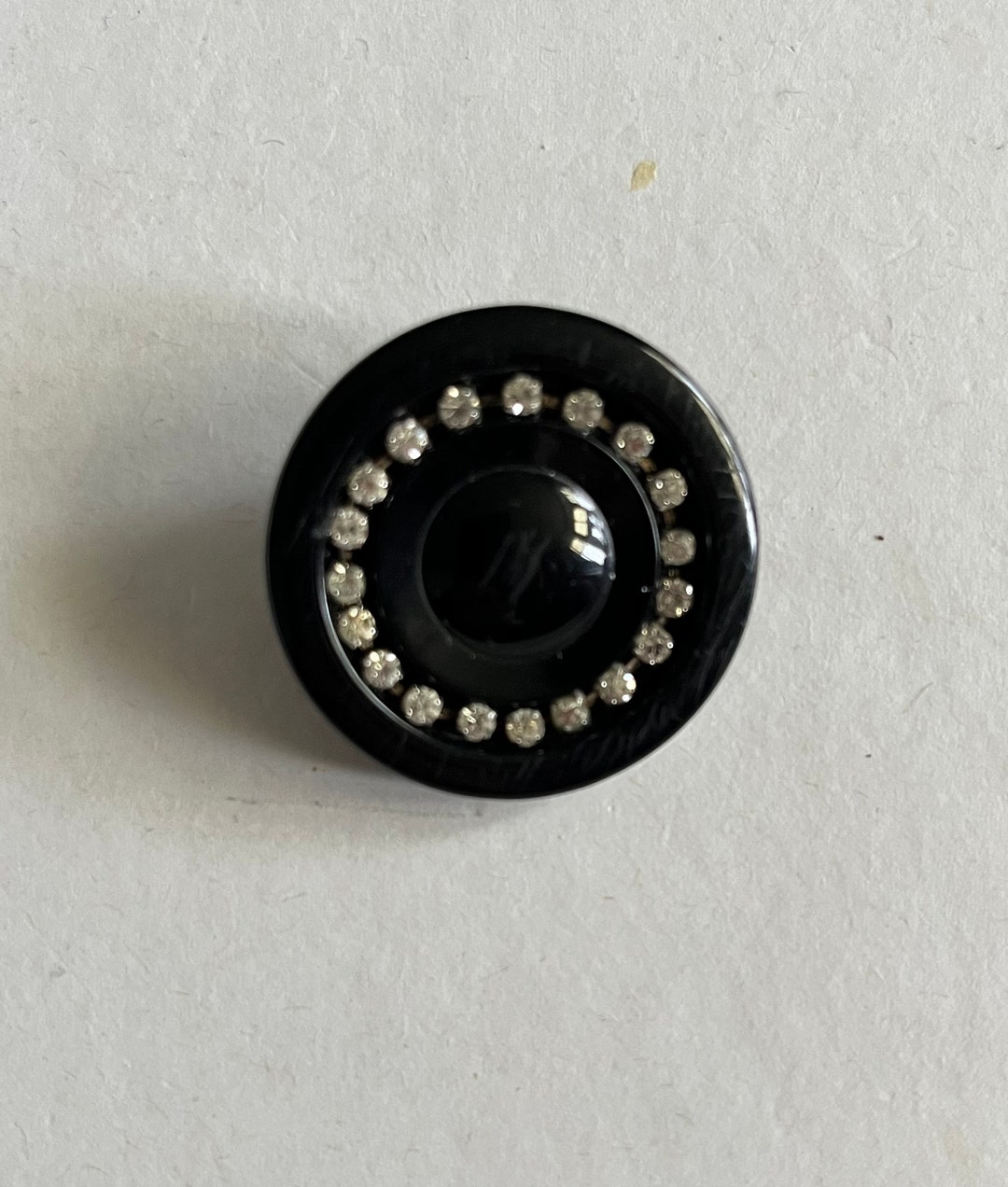 Vintage Button/ Vintage Diamanté Button/1960s Buttons/ Statement ...