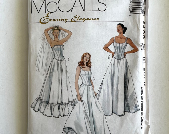 Mccalls Vintage Sewing Pattern/ Vintage Evening Dress Pattern/ Vintage ...