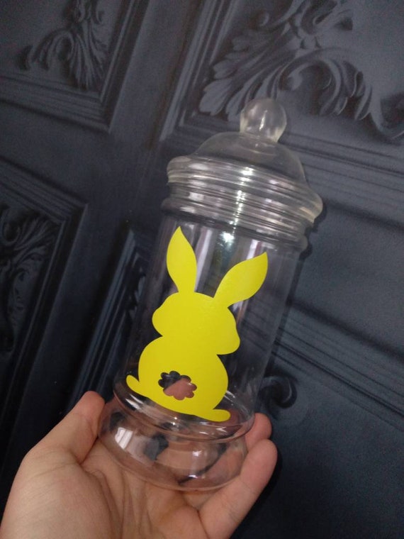 Easter Bunny Jars. Fillable | Etsy