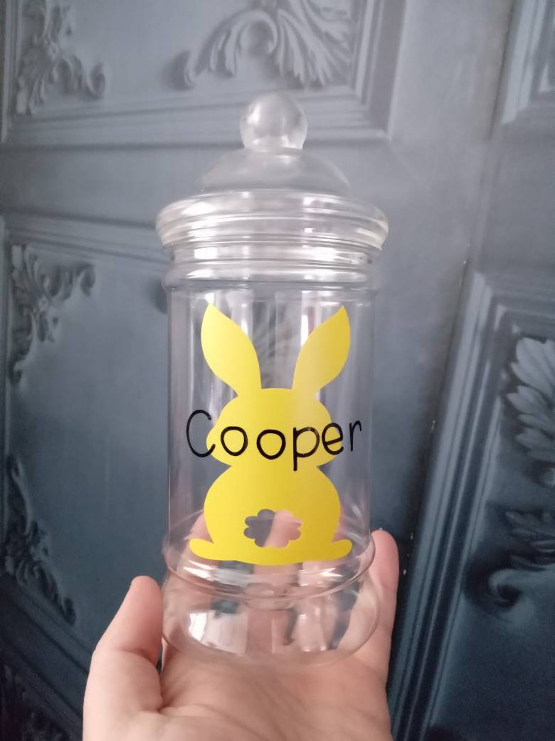 Easter Bunny Jars. Fillable - Etsy