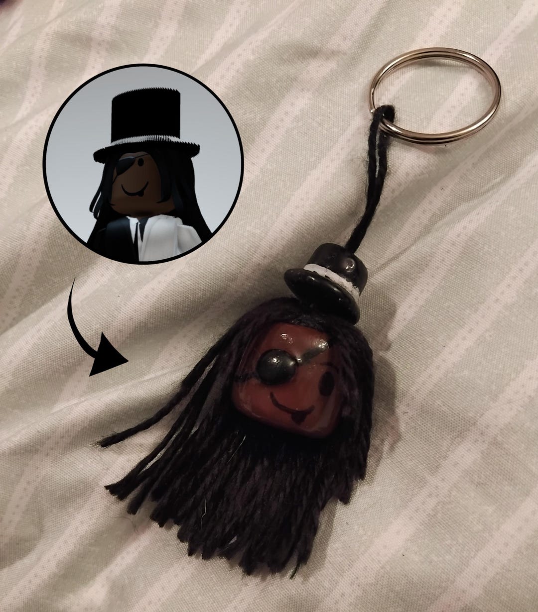 Custom Roblox Avatar Keychain - Etsy