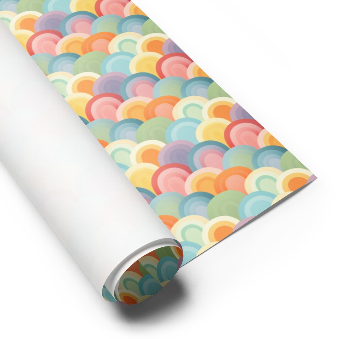 Rainbow Wrapping Paper Sheets, Kids Gift Wrap - Etsy