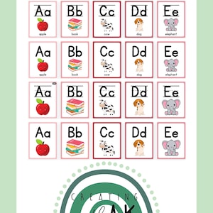 Alphabet Posters Classroom Bundle - 5 Colors & 4 Styles Each - 520 ...