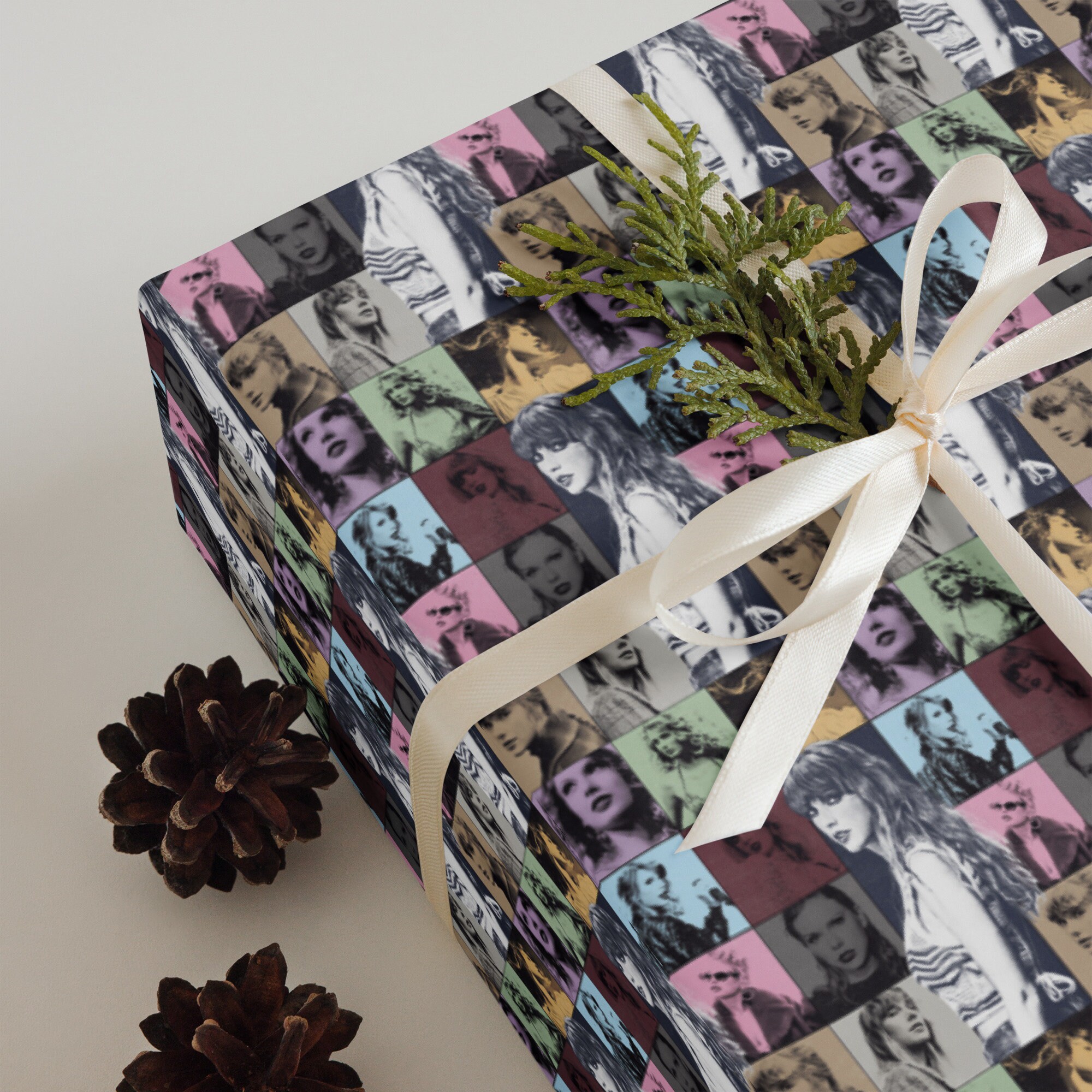 The Eras Tour Taylor Wrapping Paper, Taylor Birthday Wrapping Paper ...