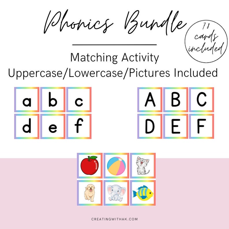 Phonics Fun: Printable Letter-sound Matching Activity for Early ...