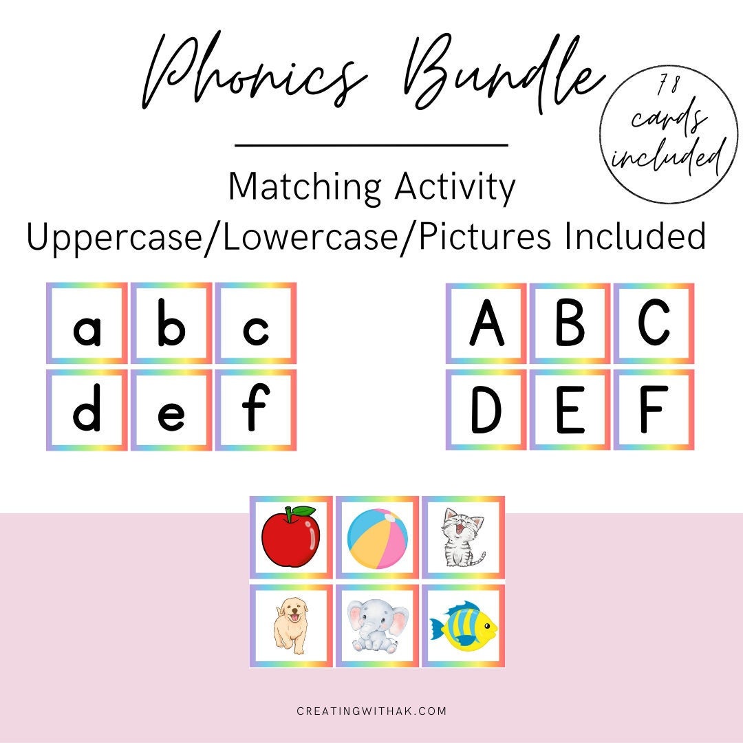 Phonics Fun: Printable Letter-sound Matching Activity for Early ...