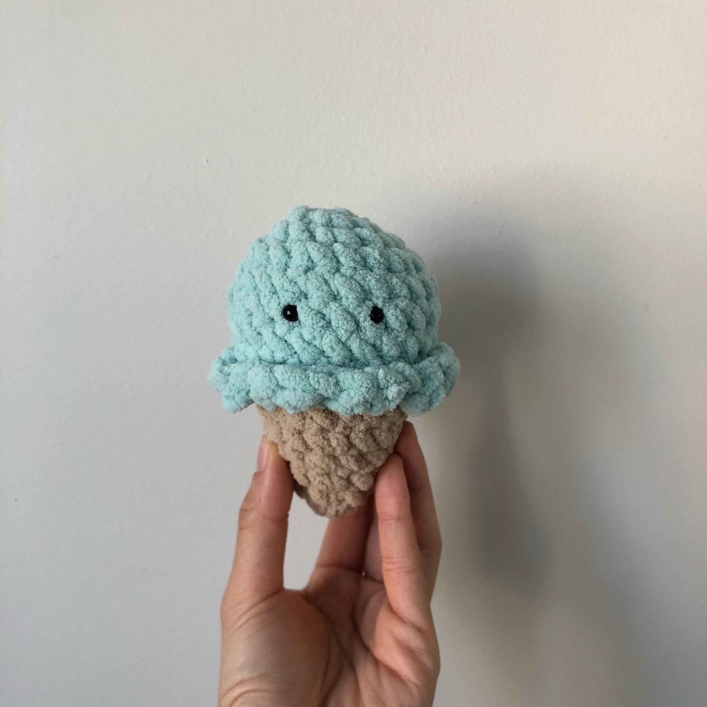Ice Cream Cone Plush - Etsy