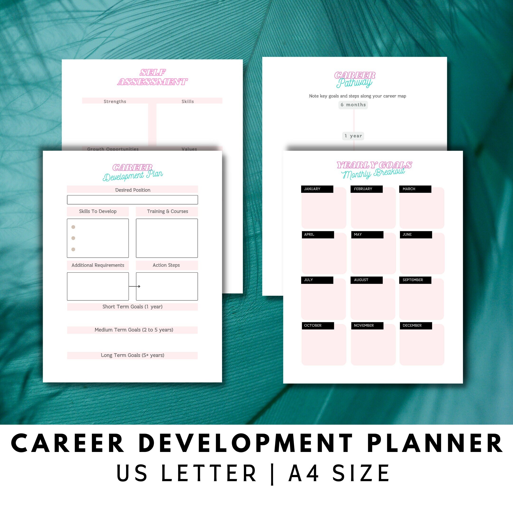 Self Assessment Career Development Toolkit - Job Change Planner, Yearly ...