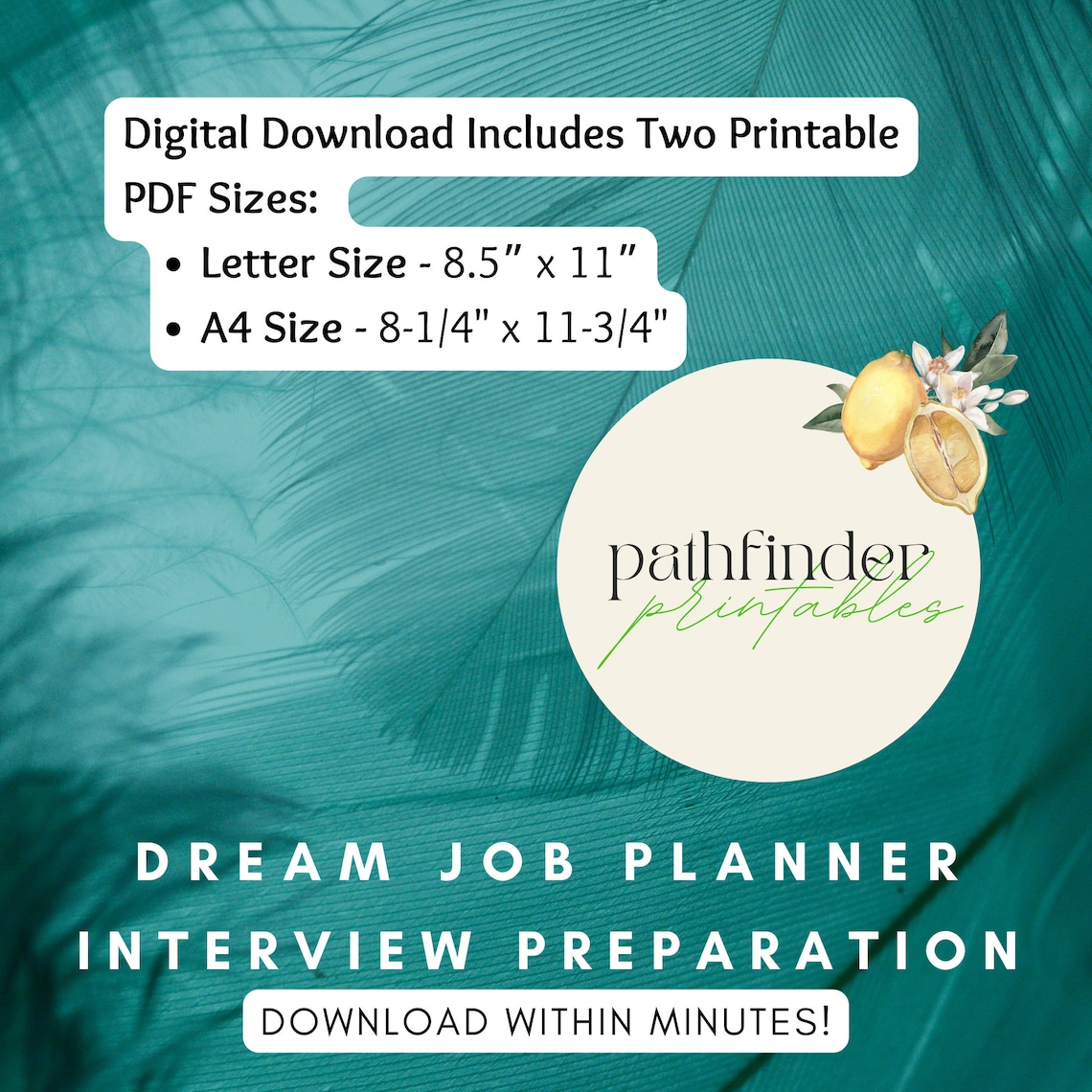 Dream Job Planner and Interview Notes Tracker Template - Career Change ...
