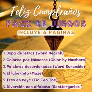 Feliz Cumpleaños Pirata Juegos Y Actividades En Español- Birthday Games ...