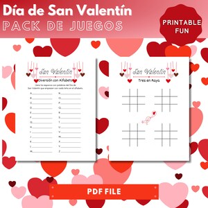 Día De San Valentín- Juegos Y Actividades En Español - Valentine's Day ...