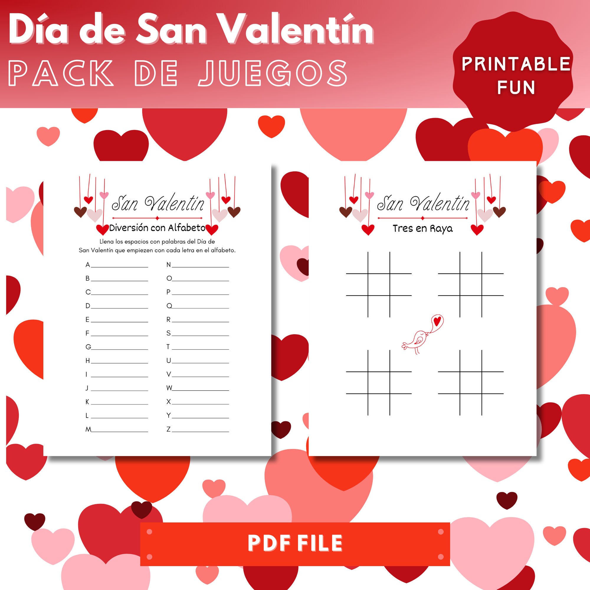 Día De San Valentín- Juegos Y Actividades En Español - Valentine's Day ...