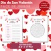 Día De San Valentín- Juegos Y Actividades En Español - Valentine's Day ...