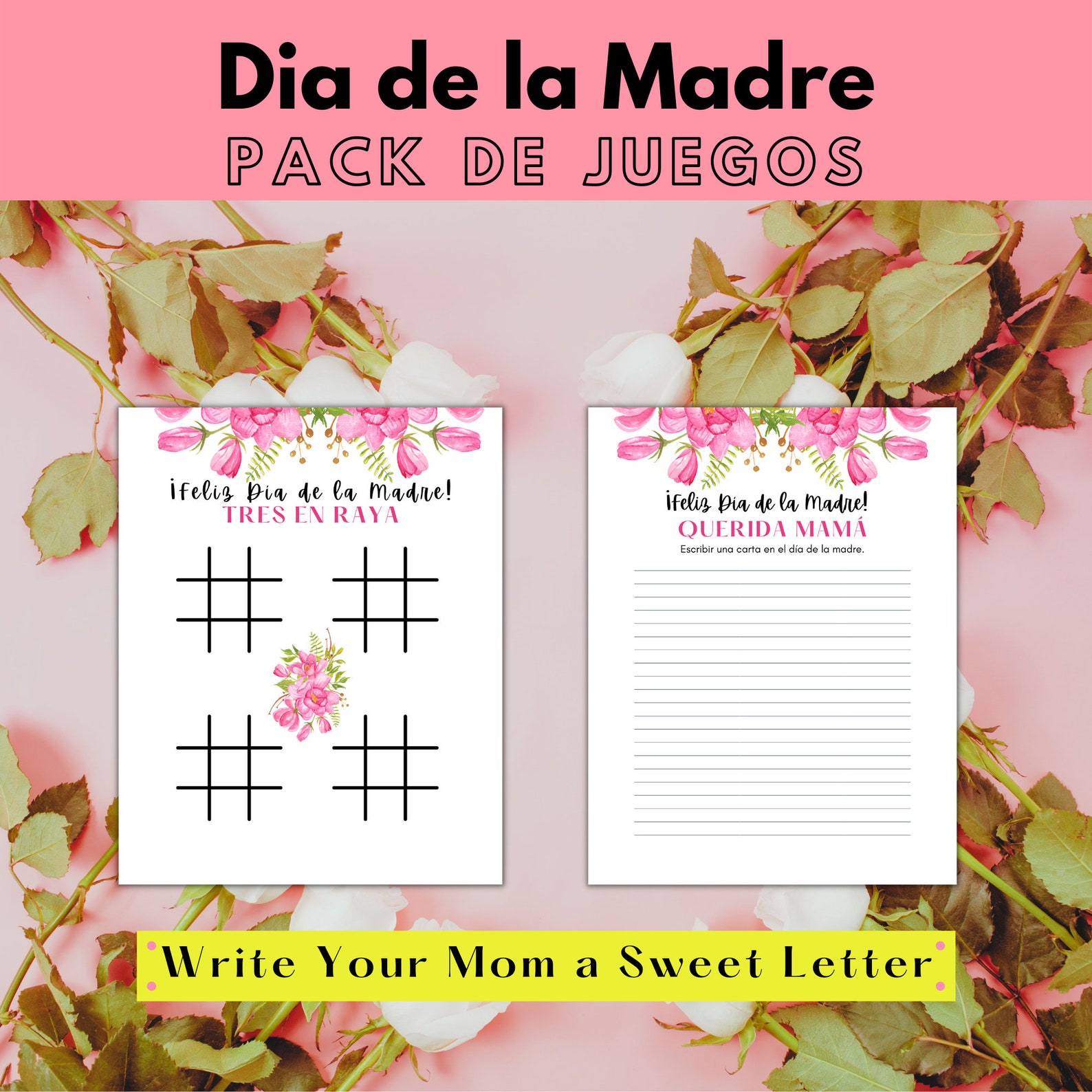 Dia De La Madre Juegos Y Actividades En Español - Mother's Day Games ...