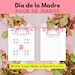 Dia de la Madre Juegos y Actividades en Español - Mother's Day Games ...