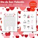 Día De San Valentín- Juegos Y Actividades En Español - Valentine's Day ...