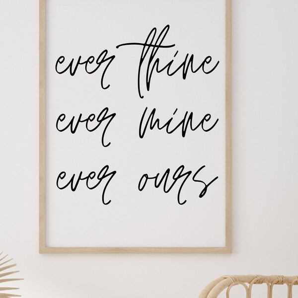 Ever Thine Ever Mine - Etsy