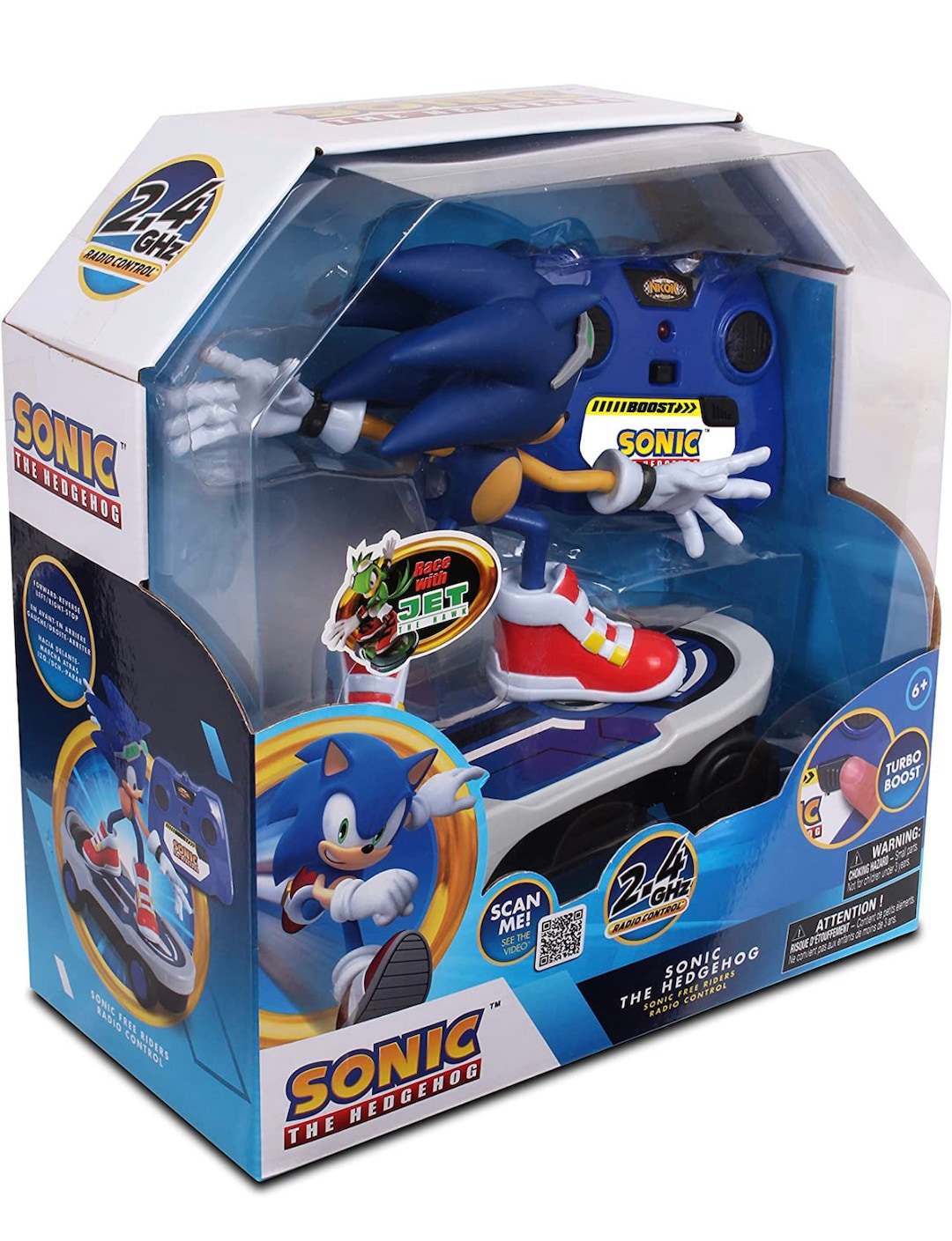 Zappies Full Function Sonic Free Rider Blue - Etsy