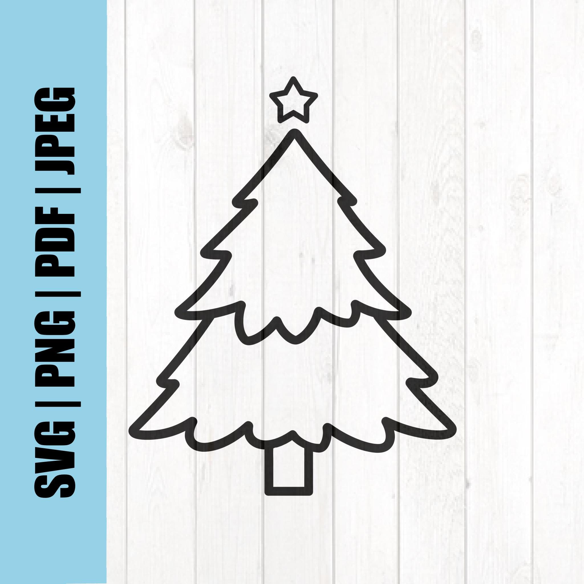 Svg Jpeg Pdf Png Christmas Tree | Svg Christmas Tree | Ready to Cut ...