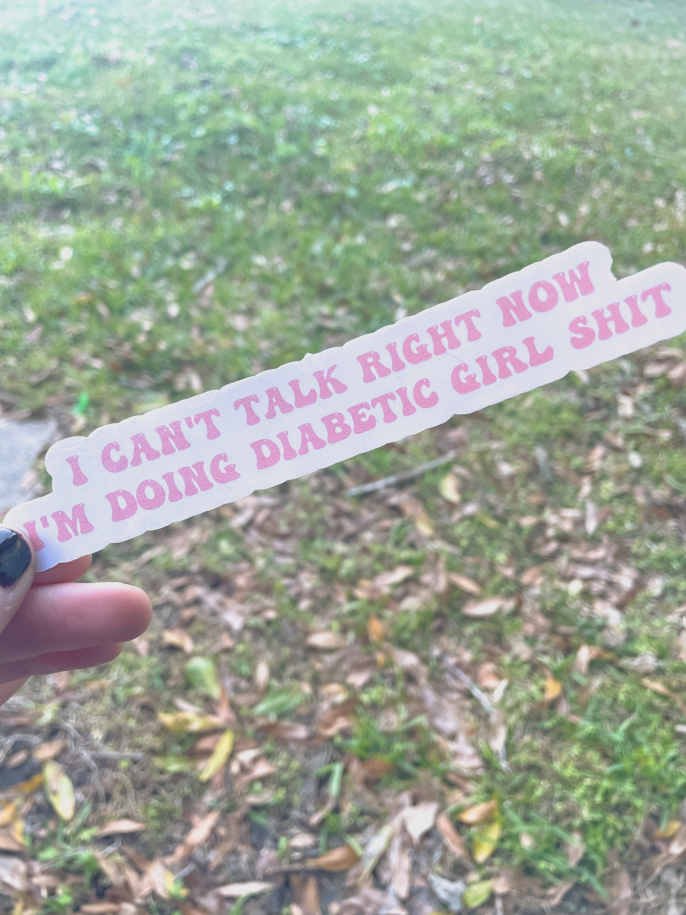 Cute Diabetes Sticker Diabetic Girl Sticker - Etsy