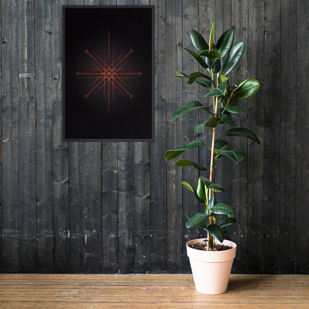 Light Runes Illustration: "a Firm Ground" - Etsy