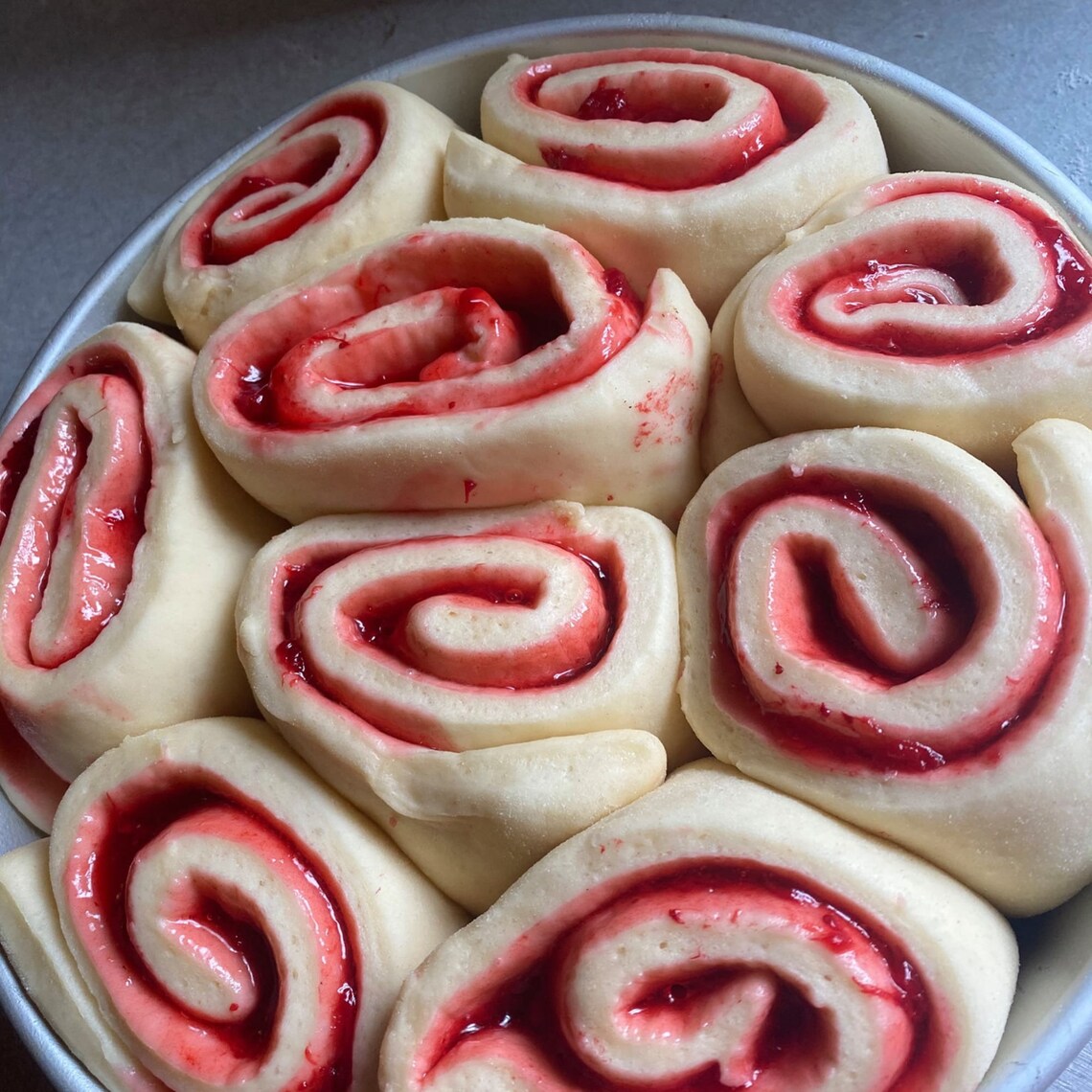 Strawberry Cream Cheese Frosting Rolls Pdf Recipe Download Etsy