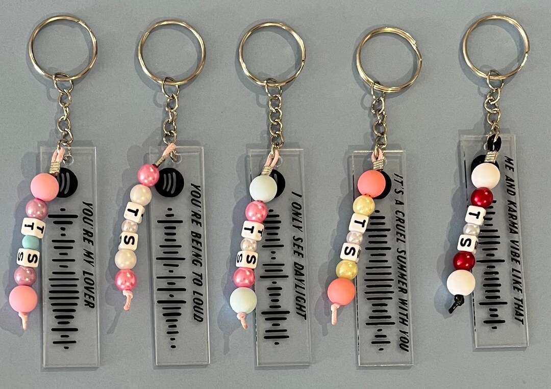 Taylor Swift Handmade Spotify Code Keychain - Etsy