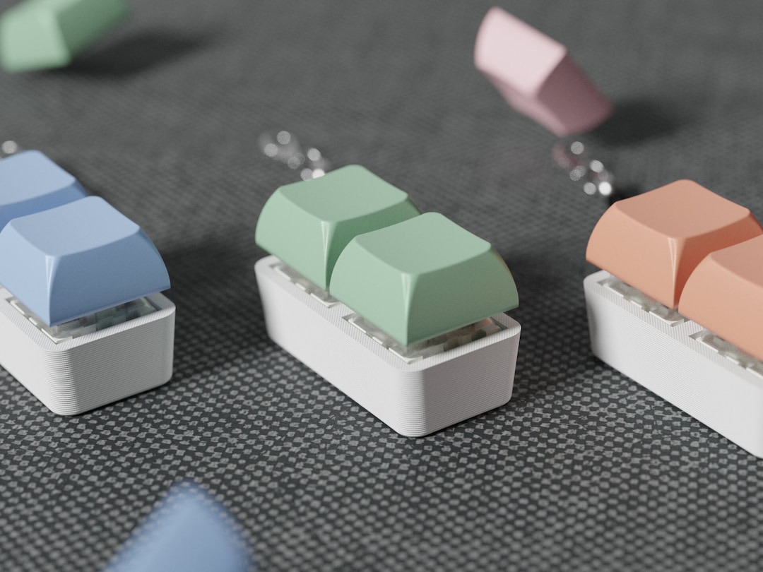 Double Mechanical Fidget Keys - Pastel Collection - Etsy