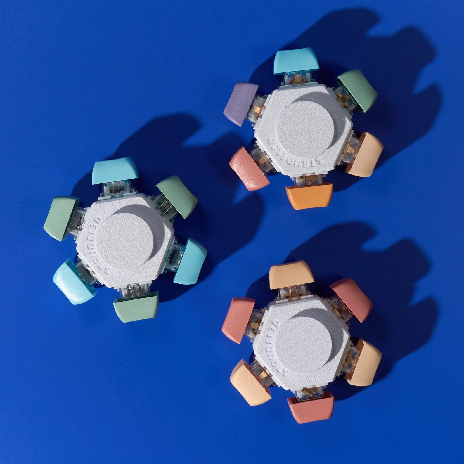 3d Printed Keyboard Fidget Spinner - 6 Keys - Etsy