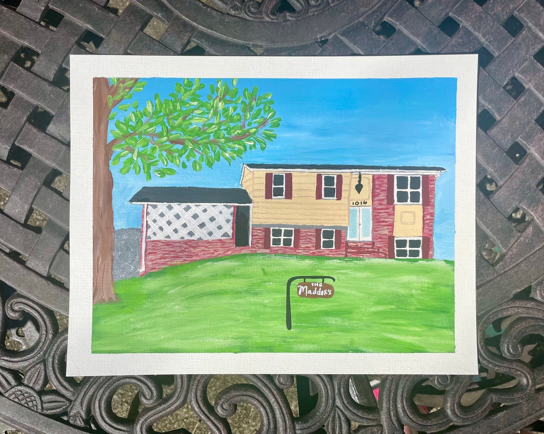 Custom Home Portraits - Etsy