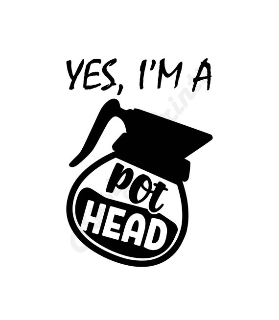 Pot Head Digital Download SVG PNG Jpg Dxf Eps CODE - Etsy