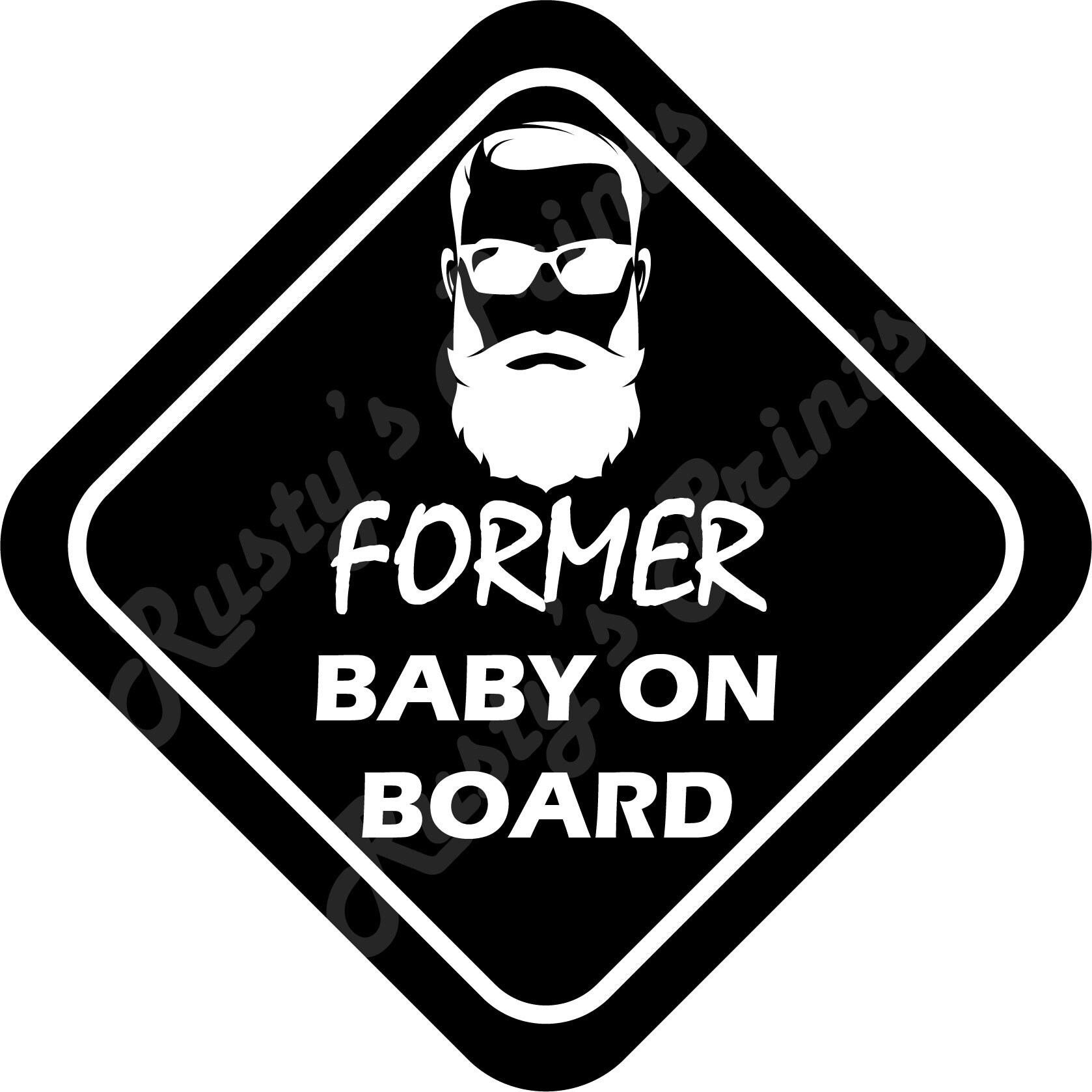 Former Baby on Board Digital Download SVG, PNG, Jpg, Dxf, Eps CODE ...