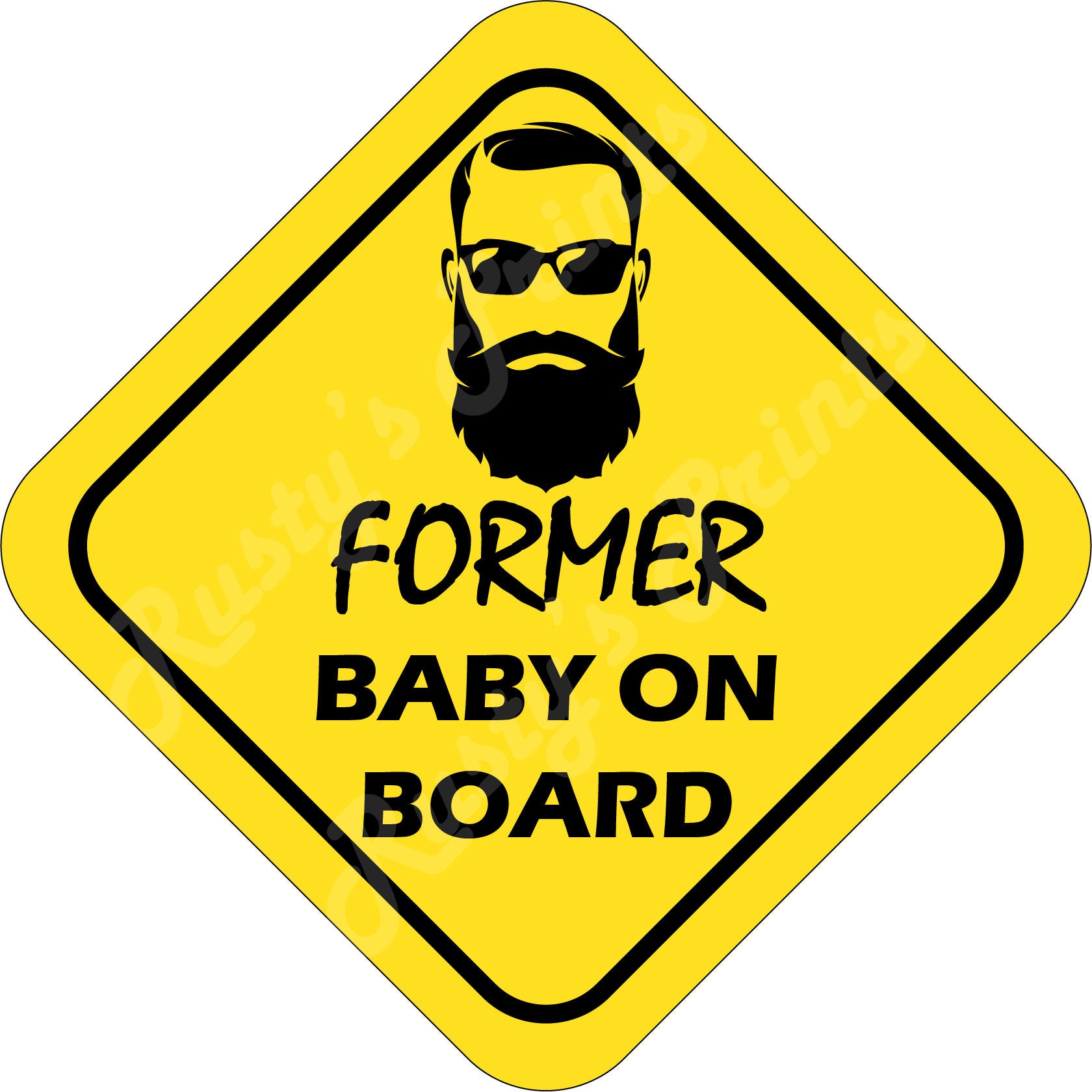 Former Baby on Board Digital Download SVG, PNG, Jpg, Dxf, Eps CODE ...