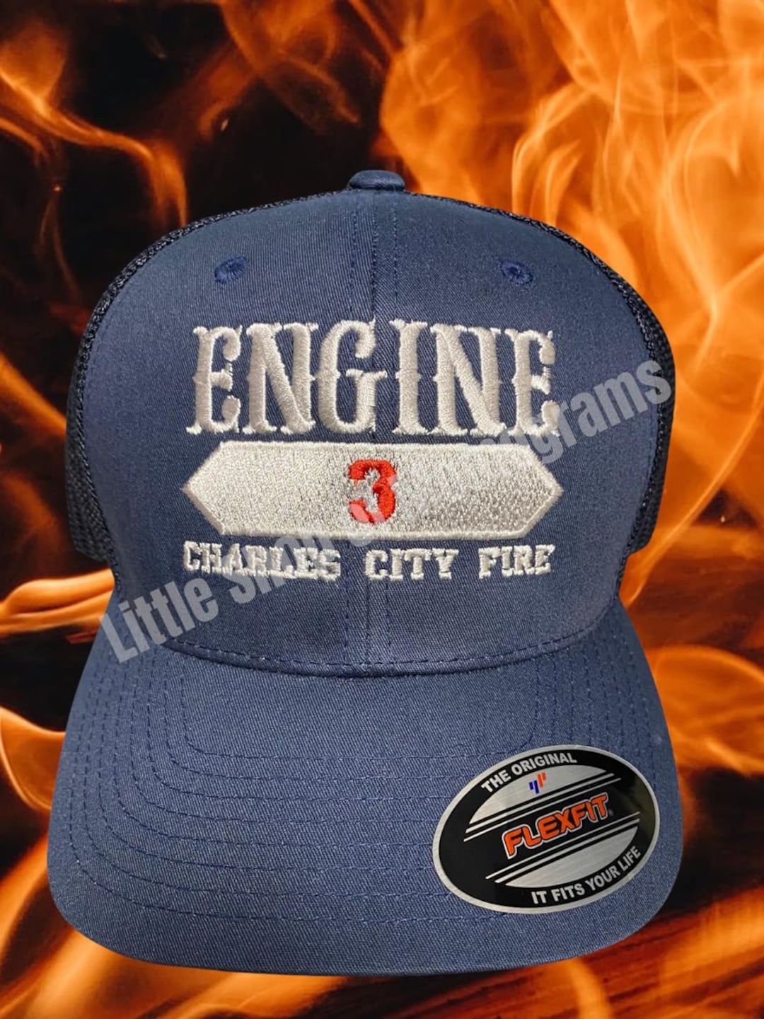 Custom Fire Department Hat: Embroidered Engine Number, Personalized - Etsy