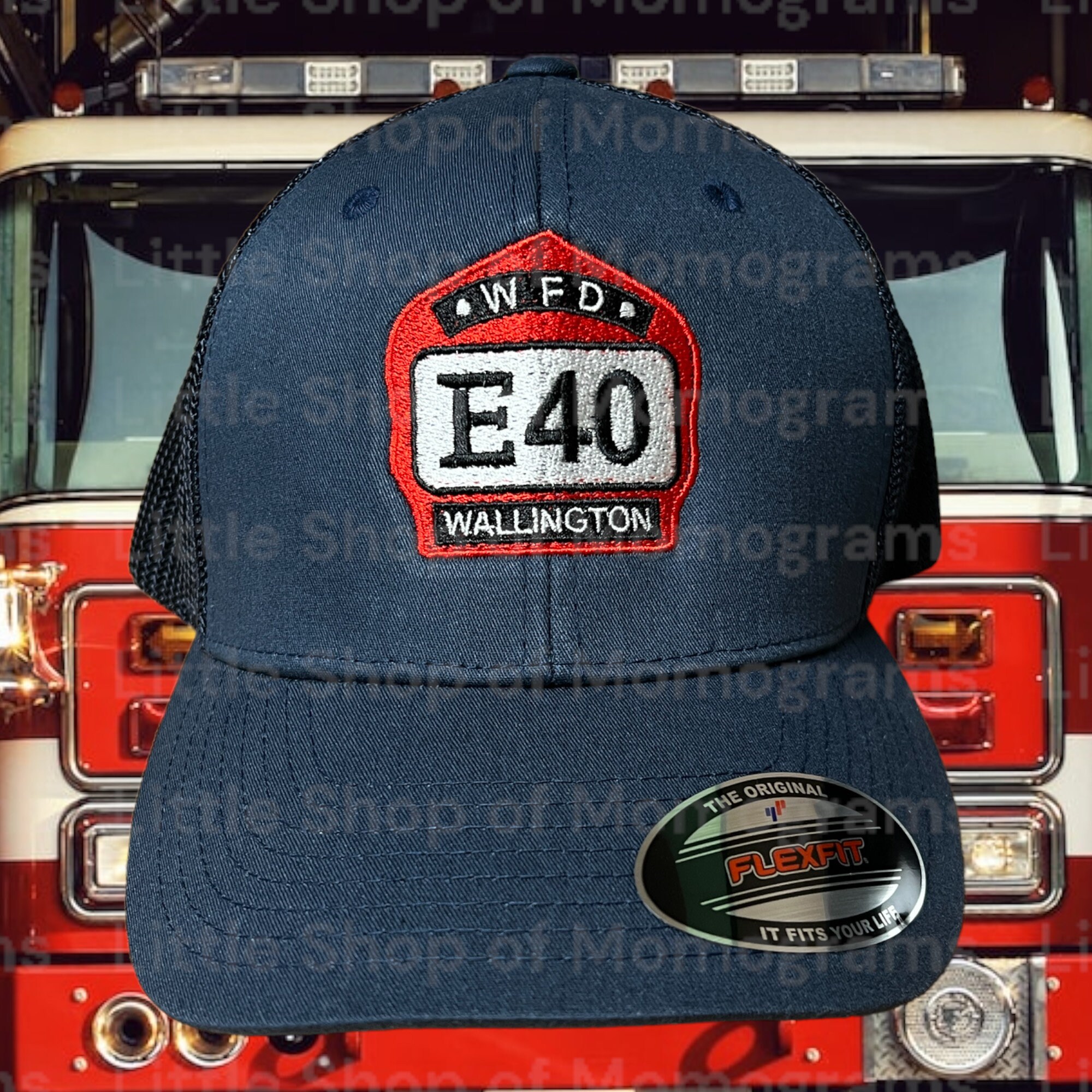 Fire Department Engine Shield Hat - Etsy