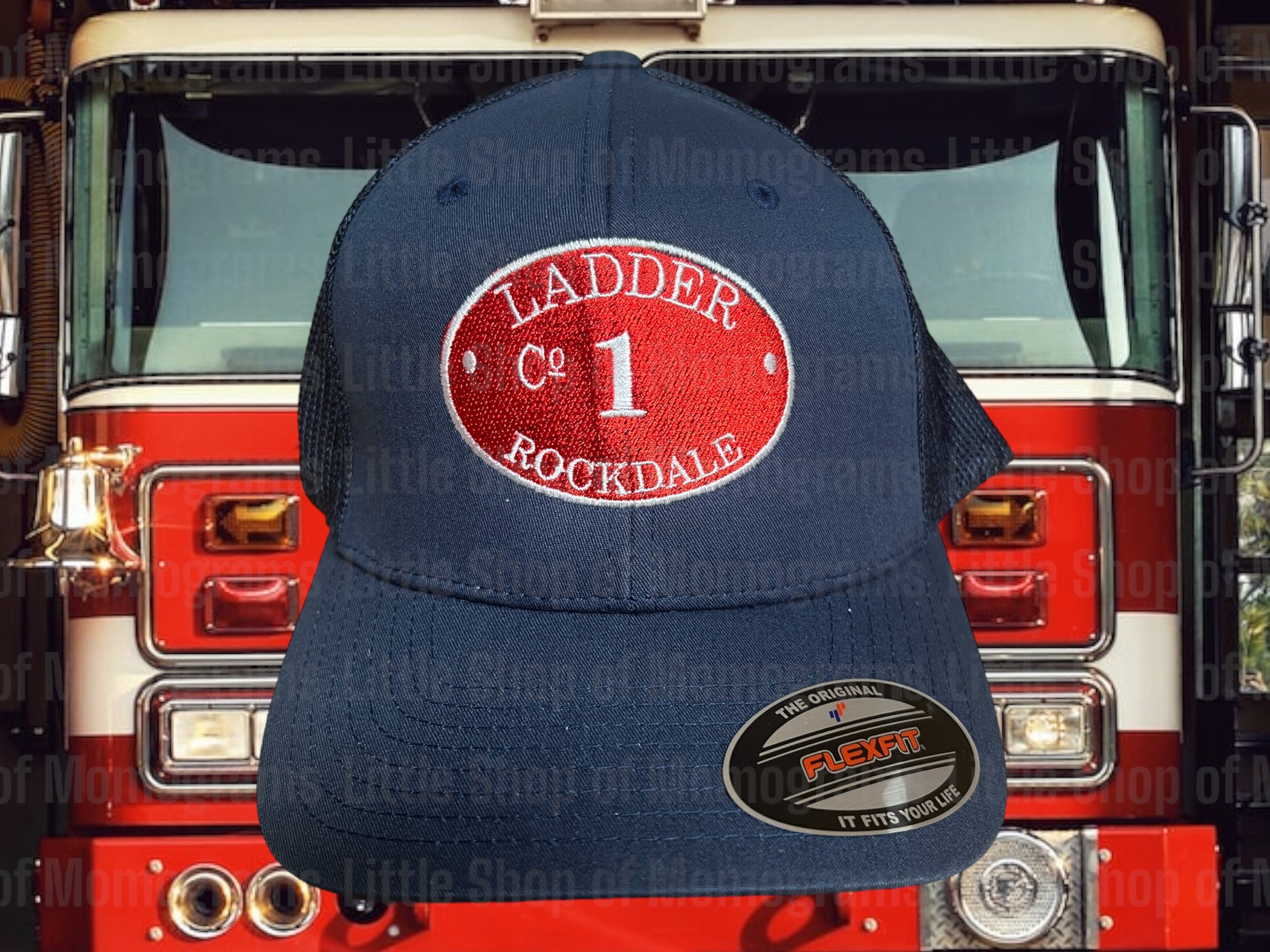 Ladder Company Hat, Ladder Co Hat, Firefighter's Hat, Station Hat ...