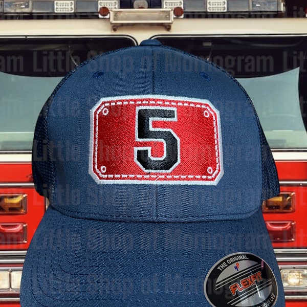 Custom Firefighter Hat Flexfit - Etsy