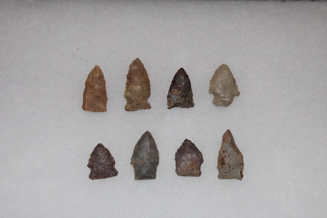 Group of 8 Nice Common Arrowheads Found in Kentucky - Etsy
