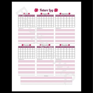 Future Log Printable - Etsy