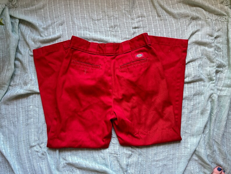 Urban Outfitters Red Dickies - Etsy