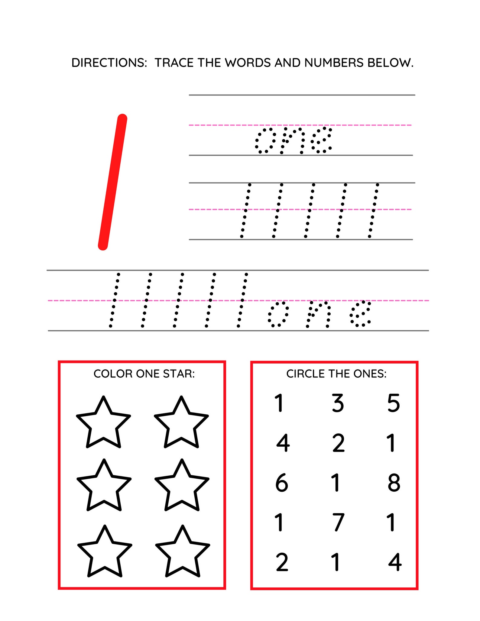 Number Tracing Practice Workbook - Etsy