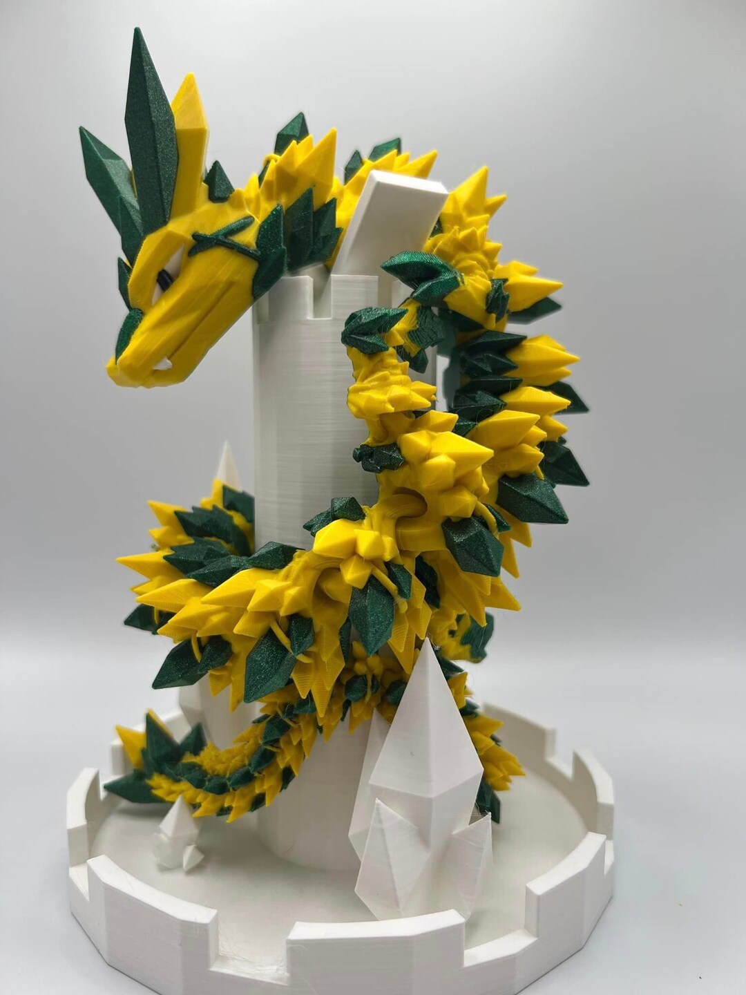Dual Color Large Crystal Dragon - Etsy